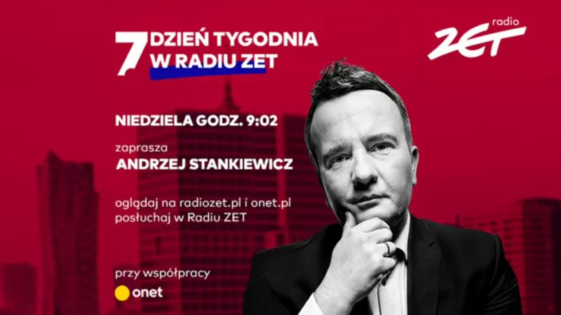 7. Dzień Tygodnia w Radiu ZET 8 grudnia. Zaprasza Andrzej Stankiewicz ...
