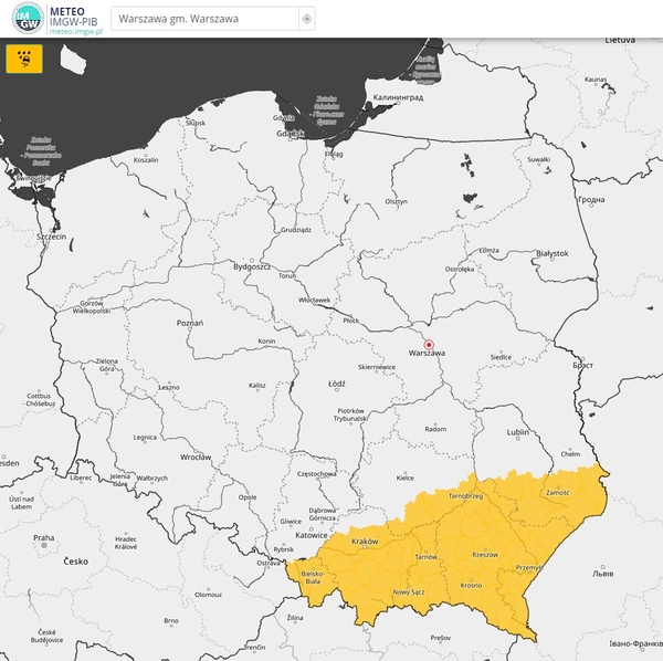 Pogoda. Znowu groźnie. Meteorolodzy ostrzegają 5 województw ...