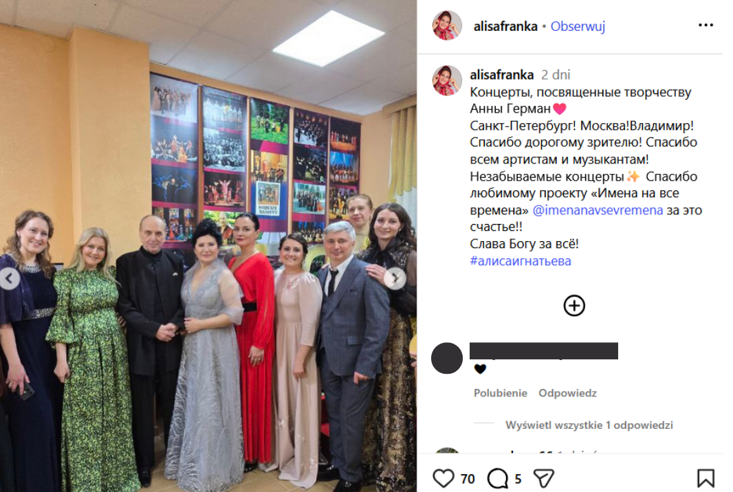 Agnieszka Babicz-Stasierowska zaśpiewała w Rosji. Kim jest aktorka ...