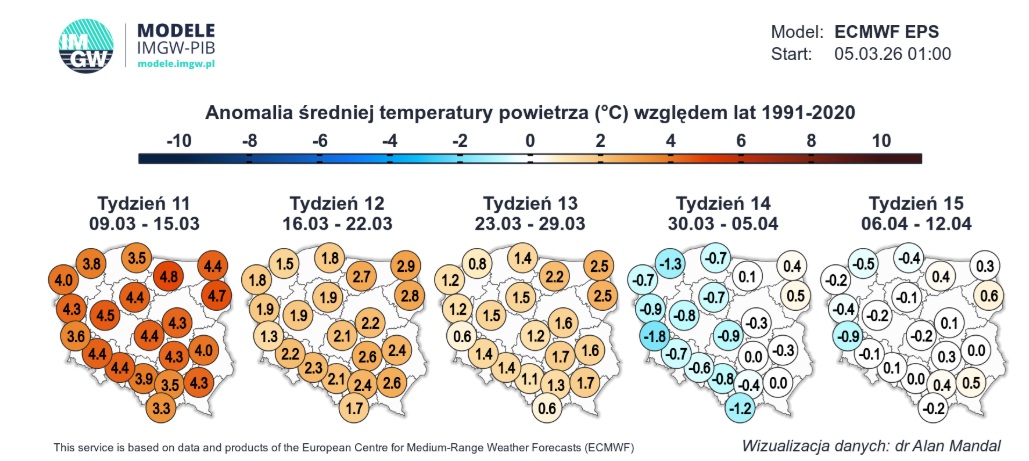 Są pierwsze prognozy pogody na Wielkanoc. Synoptycy pokazali mapy ...