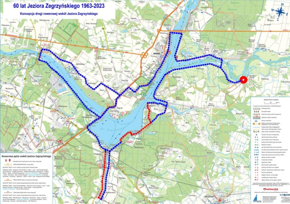 Turystyczny hit rzut beretem od Warszawy. Trasa oplecie Zalew ...