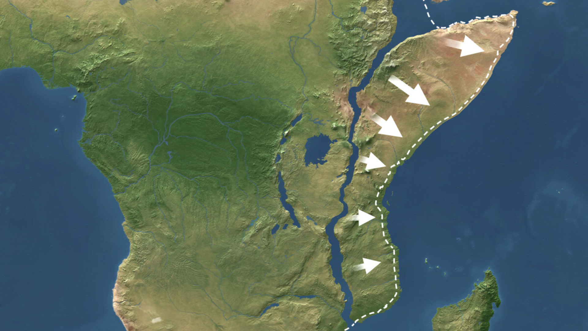 Powstaje nowy ocean. Jak zmienią się mapy? - Wiadomości Radio ZET