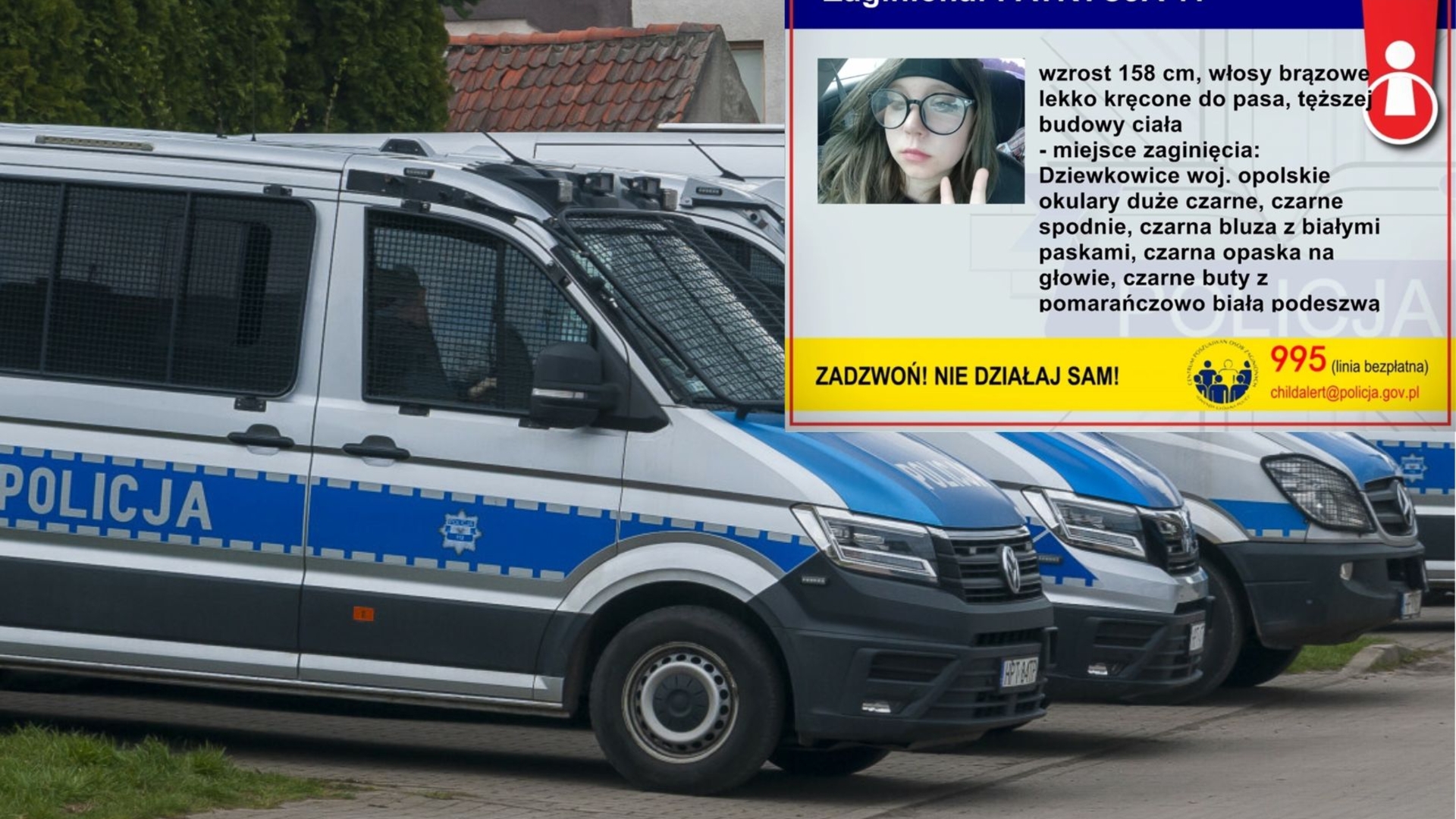 Child Alert. 11-letnia Patrycja Głowania poszukiwana. Znamy szczegóły ...