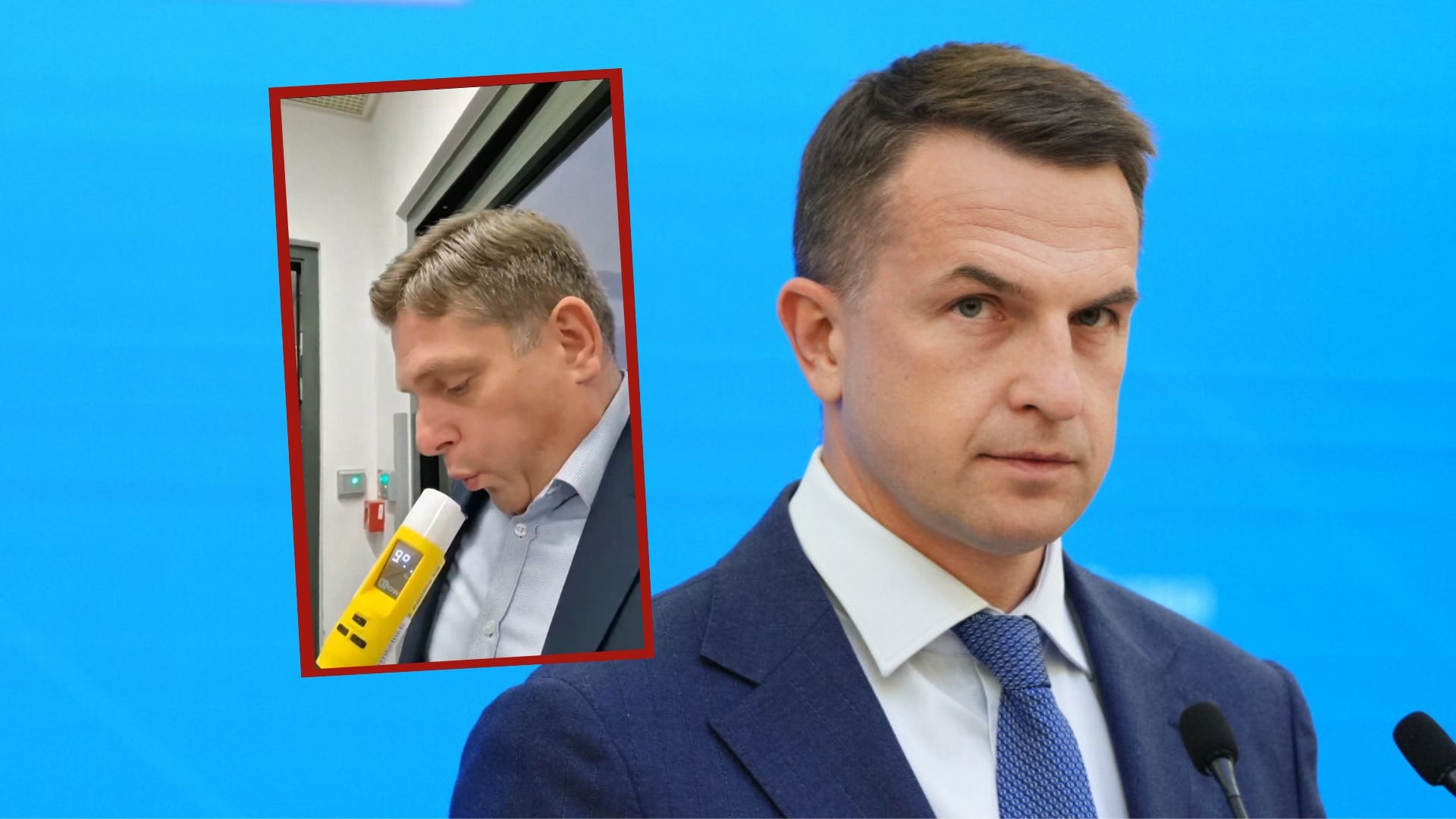 "Czuję alkohol od pana". Poseł PiS dmuchał w Sejmie, jest nagranie ...
