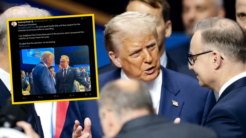 Duda spotkał się z Trumpem w Hadze. Kancelaria Prezydenta wydała ...