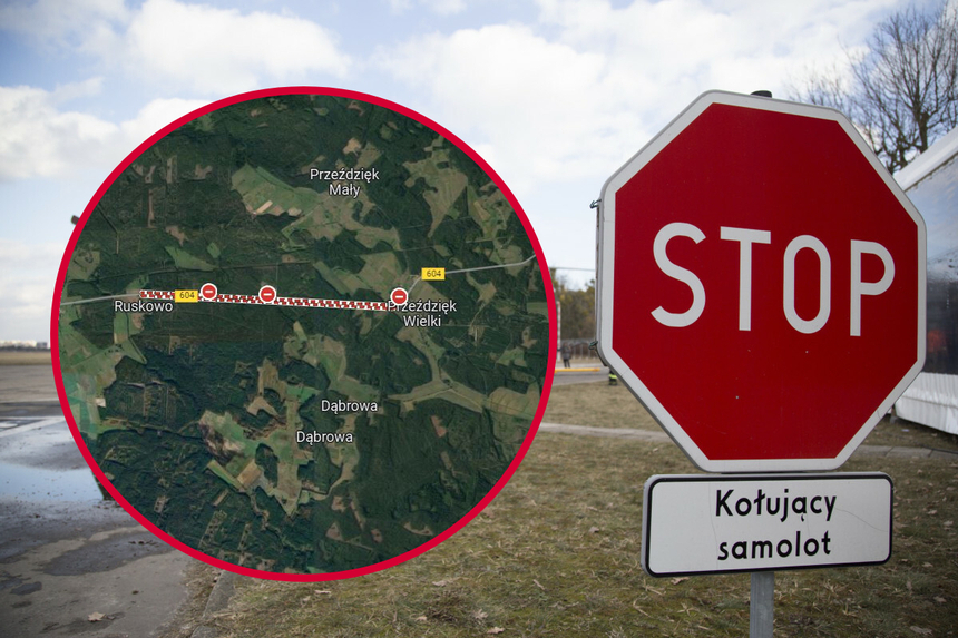  wiczenia ROUTE 604 Wojsko Zamkn o Drog Wojew dzk Utrudnienia Do 3 10