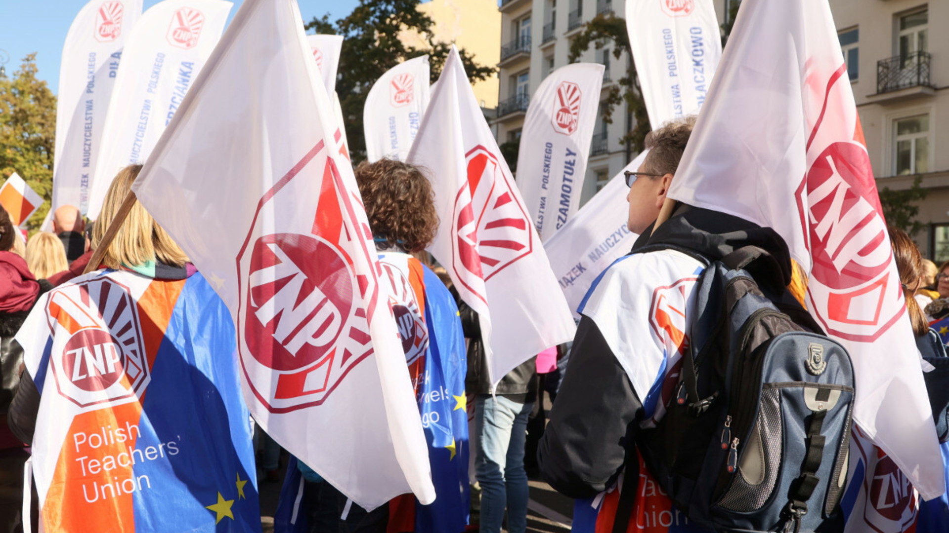 Nowy rok szkolny. 1 września wielka manifestacja ZNP pod MEN ...