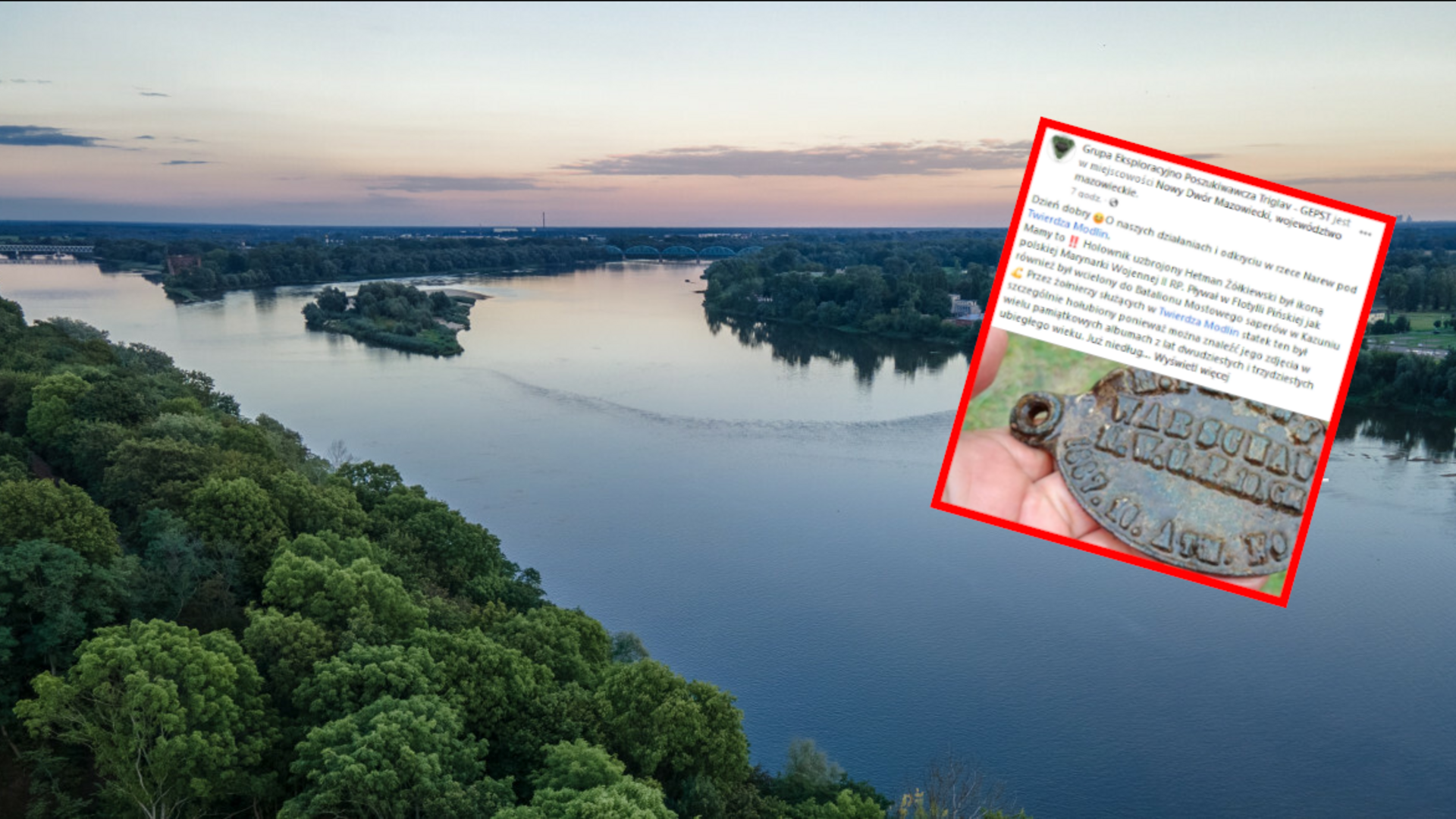 Nurkowie dokonali sensacyjnego odkrycia pod Warszawą. Przez lata leżał ...