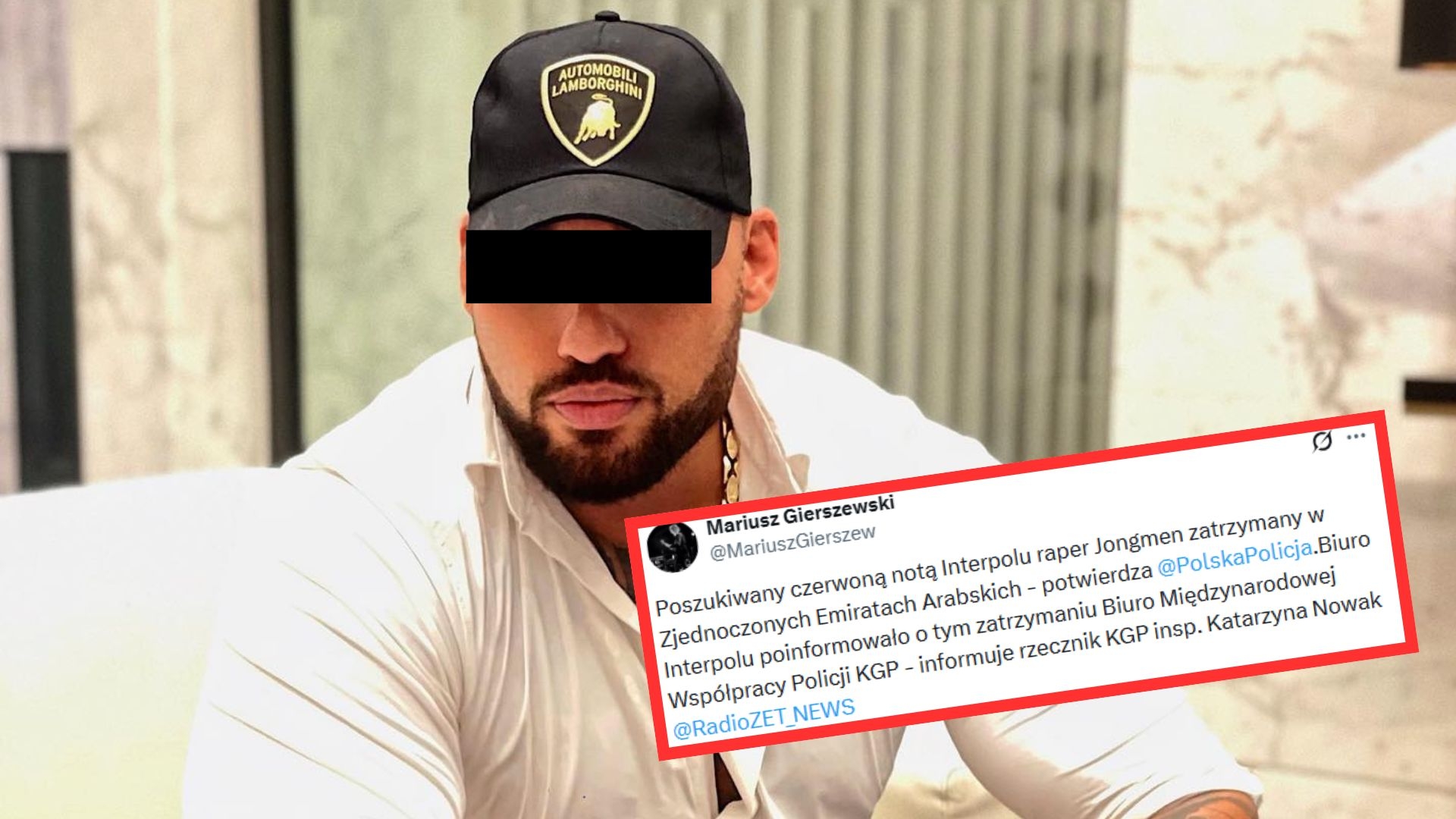Polski raper zatrzymany w Dubaju. Był poszukiwany czerwoną notą ...
