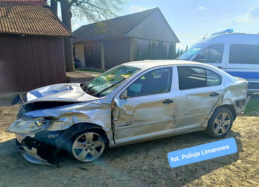 Tragiczny wypadek koło Limanowej. Nie żyje 10-latek, kierowca był ...