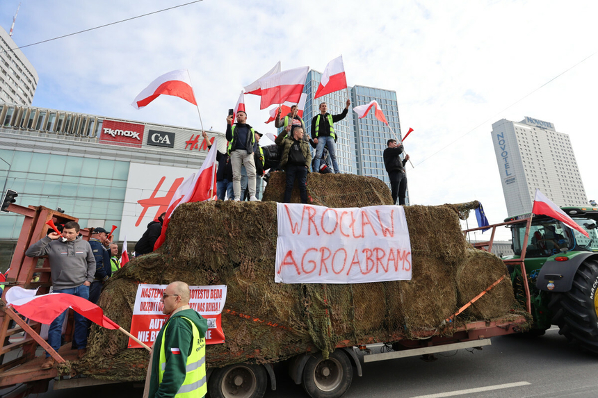 Protest rolników w Warszawie 6 marca. Tym razem wjadą do miasta ...