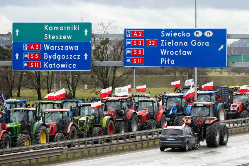 Protest rolników pod Poznaniem. Historyczny strajk. 20 marca blokada ...