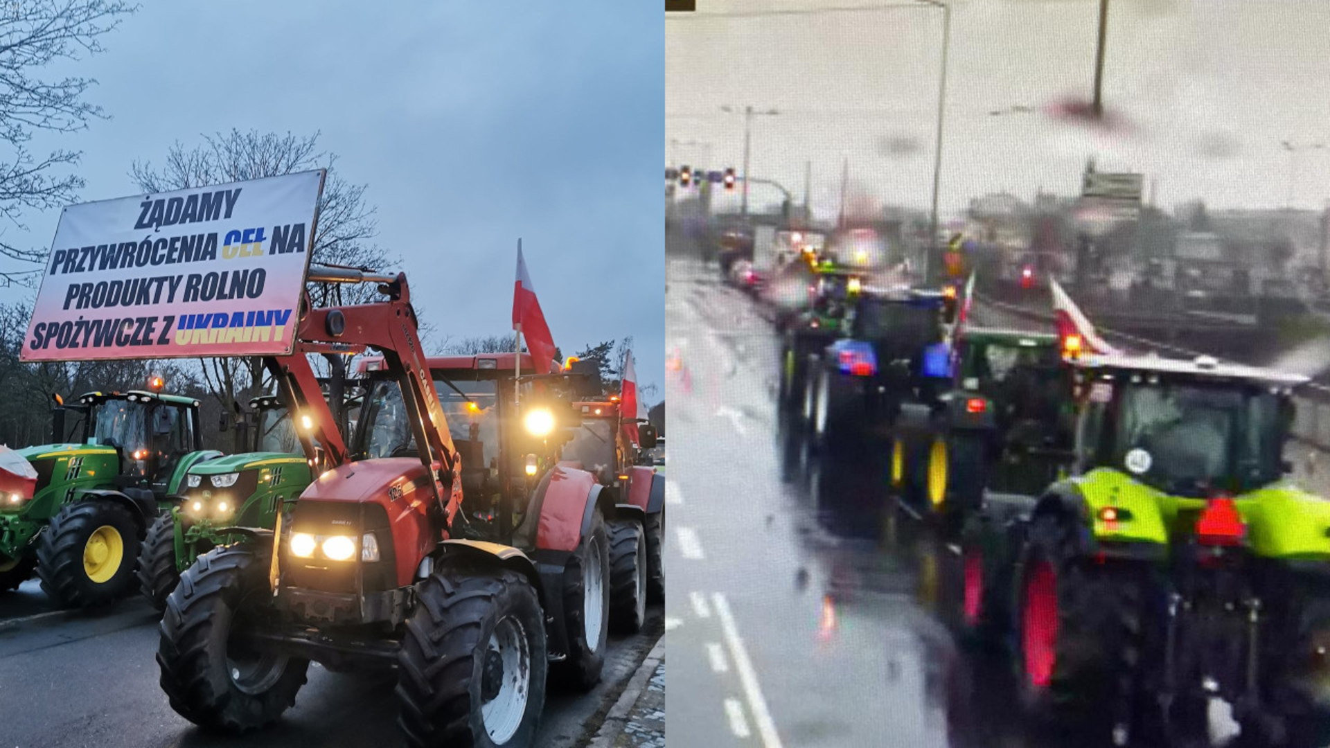 Protest rolników w Poznaniu. Blokady i utrudnienia w ruchu [MAPA ...