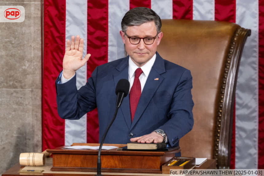 USA. Mike Johnson ponownie wybrany na przewodniczącego Izby ...