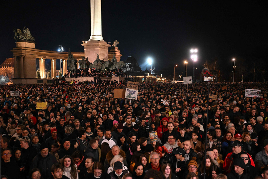 Węgry. Ogromne protesty antyrządowe w Budapeszcie. Viktor Orban milczy ...