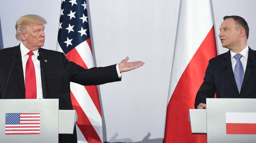 Andrzej Duda i Donald Trump: gwarancje bezpieczeństwa dla Polski ...