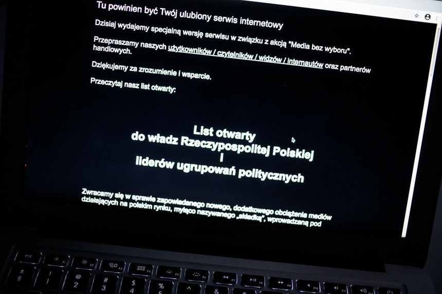 Media bez wyboru. Trwa strajk mediów w Polsce. Dzień na żywo 10 lutego ...