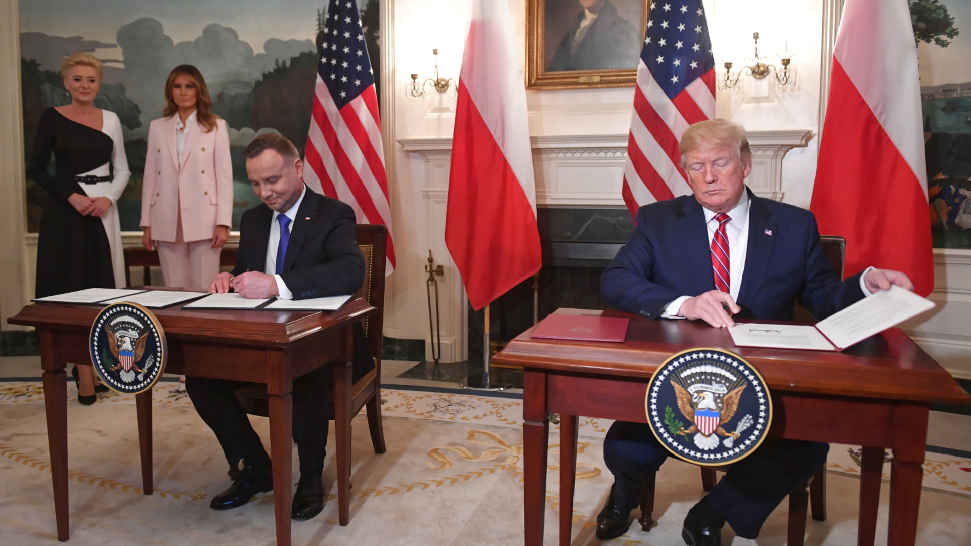 Andrzej Duda z wizytą w USA. Spotkanie z Donaldem Trumpem NA ŻYWO ...