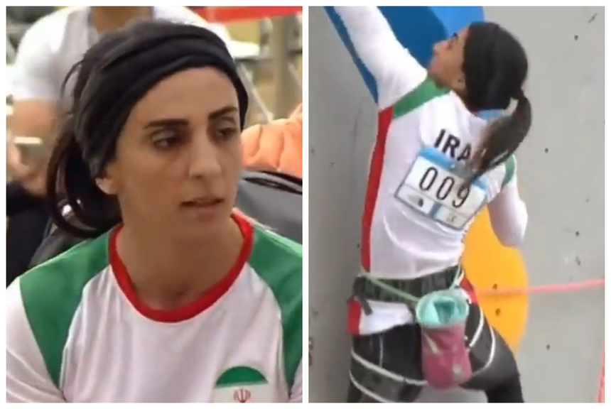 Zaginęła Elnaz Rekabi. Sportsmenka z Iranu wystartowała w zawodach bez ...